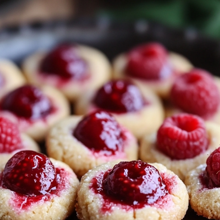 Raspberry Thumbprint Cookies - ReceptZeit